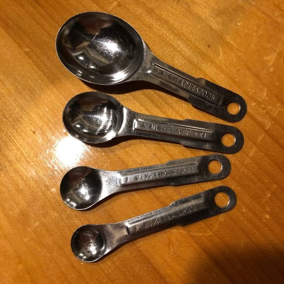 Source Unknown | Kitchen | Vintage Stainless Steel Metal Nesting ...